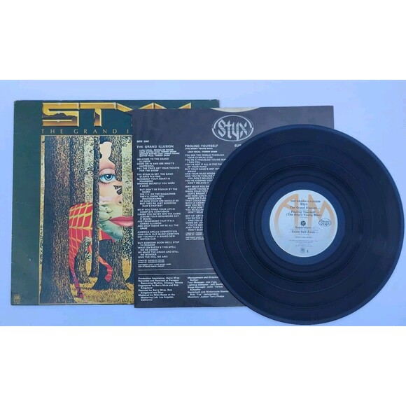 Art | Styx The Grand Illusion Vinyl Record Lp Am Records 1977 G Sp4637 ...